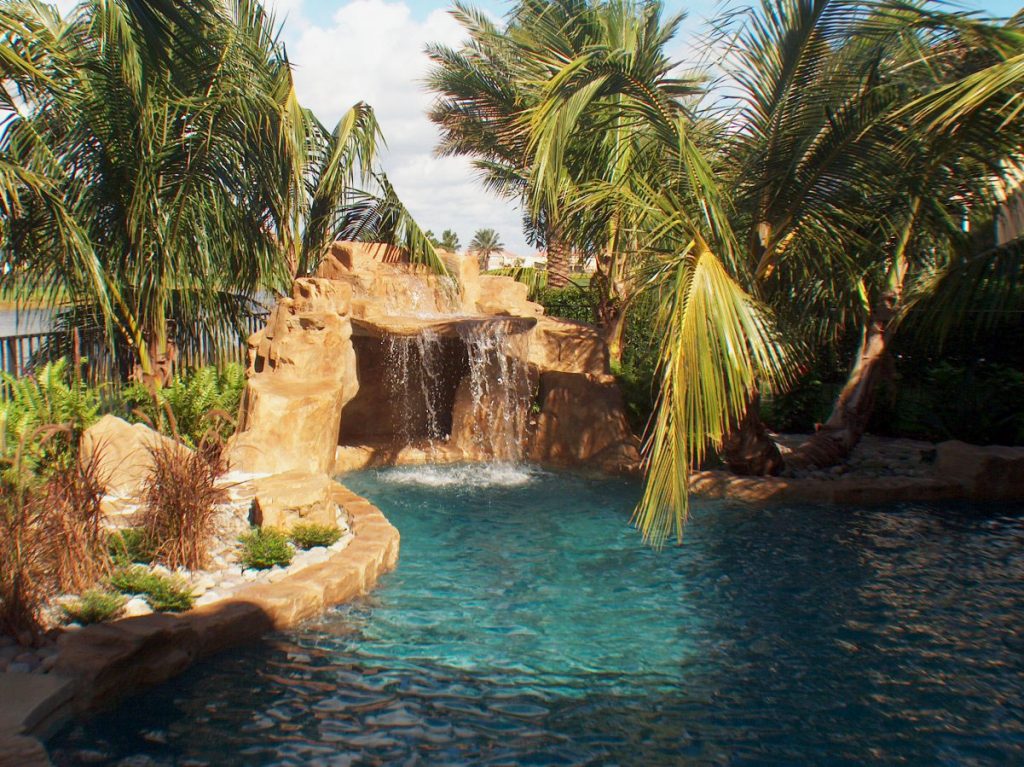 Pool Waterfalls - Allstate Pool & Spas